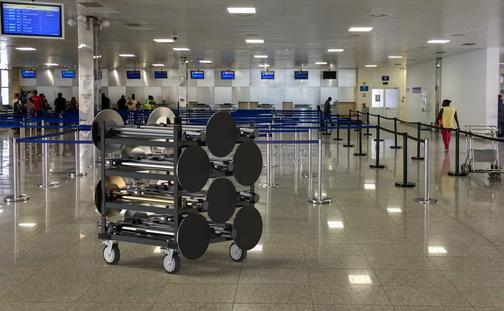 Horizontal Storage Carts | Stanchions.ca