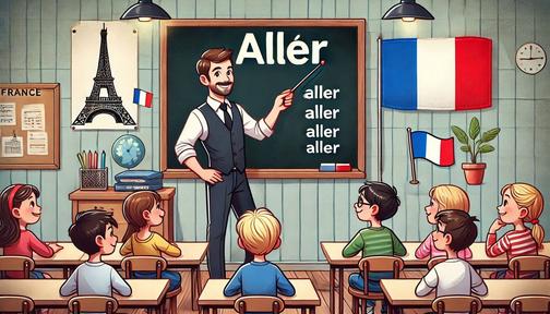 Verb aller in French: conjugation of the verb aller, translation, usage ...