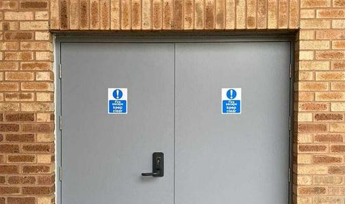 Steel Fire Doors | ALERON Fire Protection | Fire Protection Company