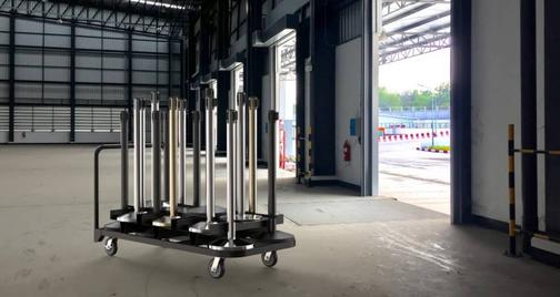 Vertical Storage Carts | Stanchions.ca