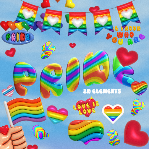 Pride - 3D Elements Collection