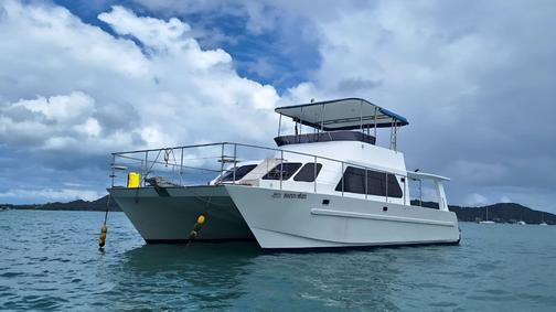 Catapult Motor Catamaran