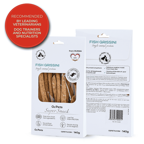 O2Pets Snack Fish Grissini